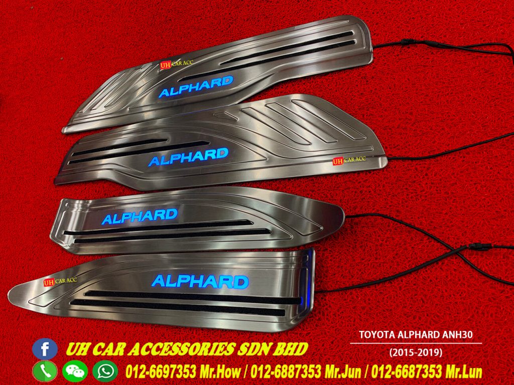 Toyota Alphard ANH30 Side Sill Plate LED Door Step – UH Car