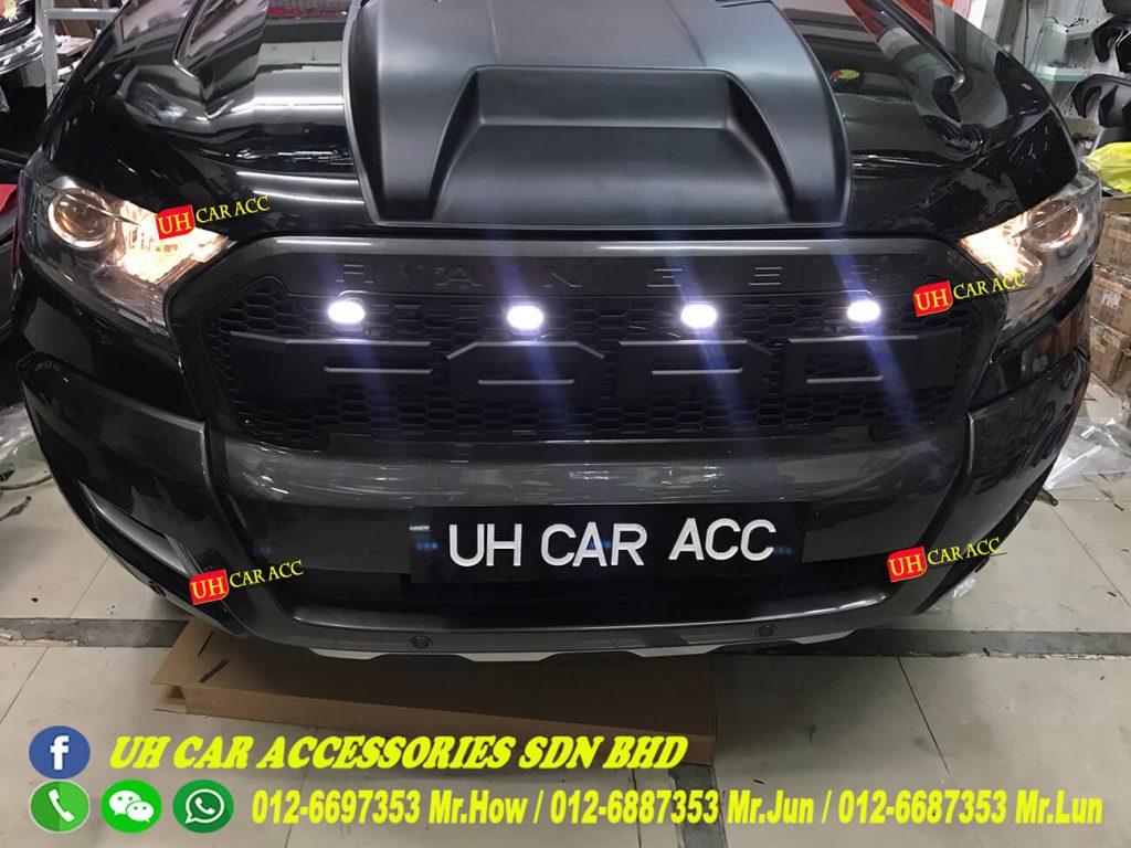 Ford Ranger T7 Front Grill With LED – UH Car