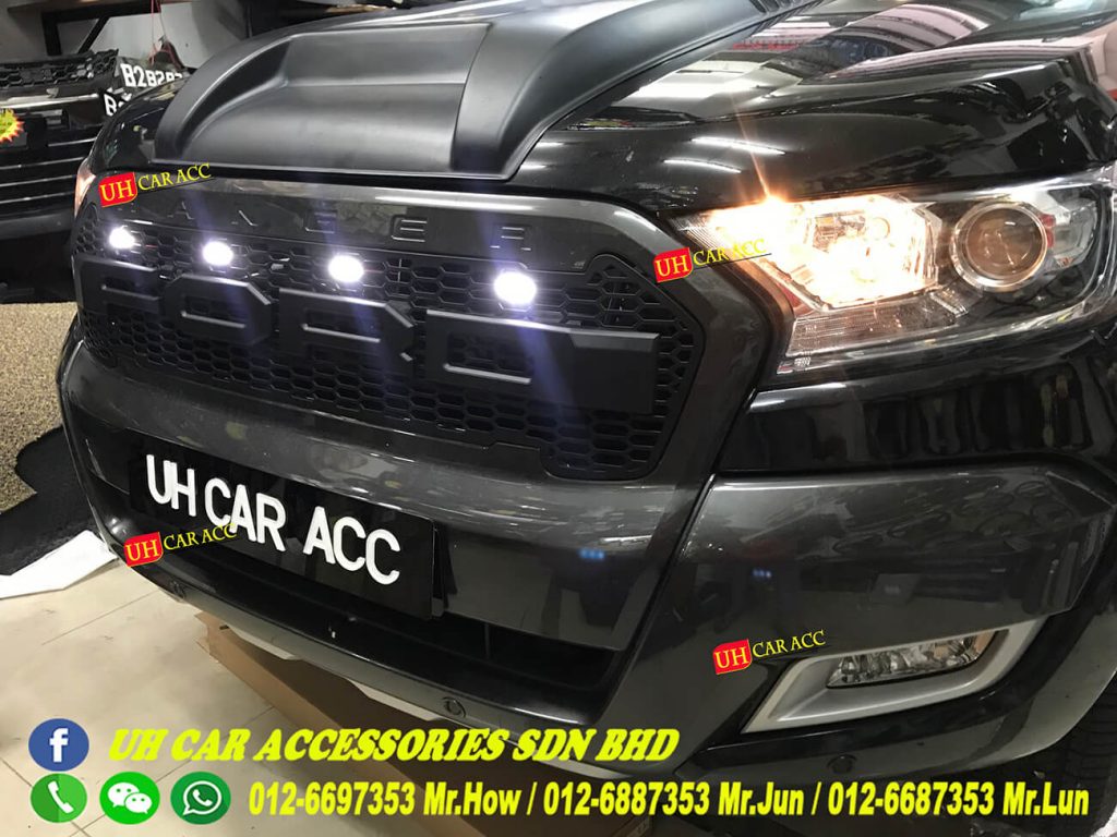 Ford Ranger T7 Front Grill With LED – UH Car
