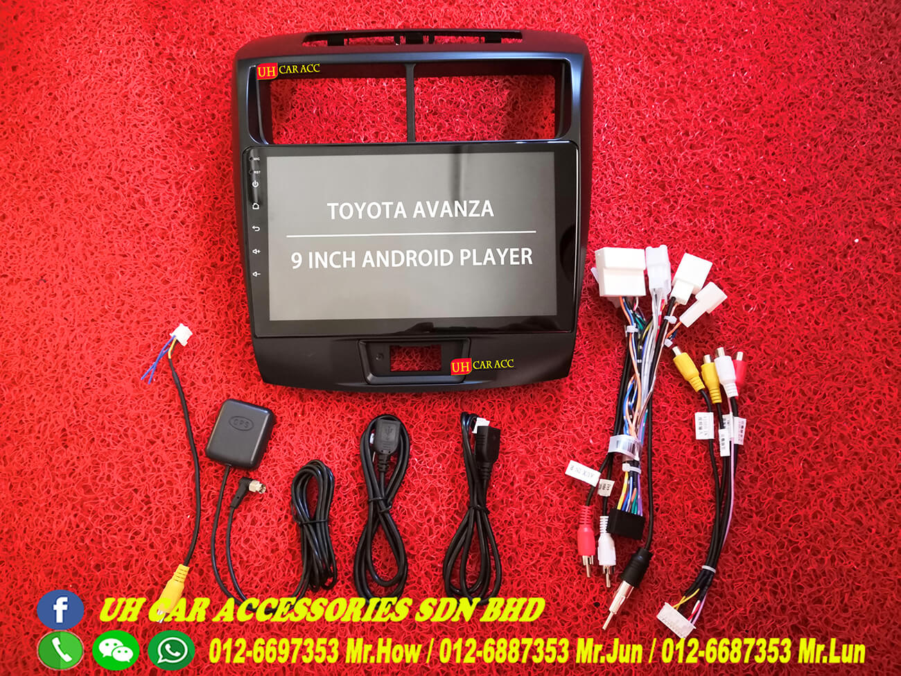 Toyota Avanza Android Player With Casing – UH Car