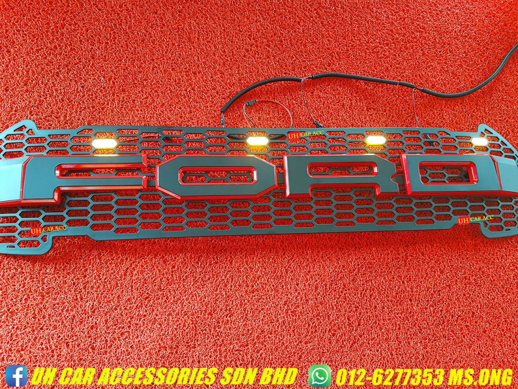 Ford Ranger T7 Front Grill With LED – UH Car