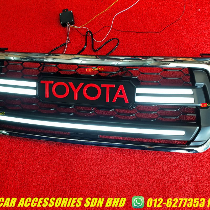 Toyota Hilux Revo Rocco Front Grill With LED – UH Car