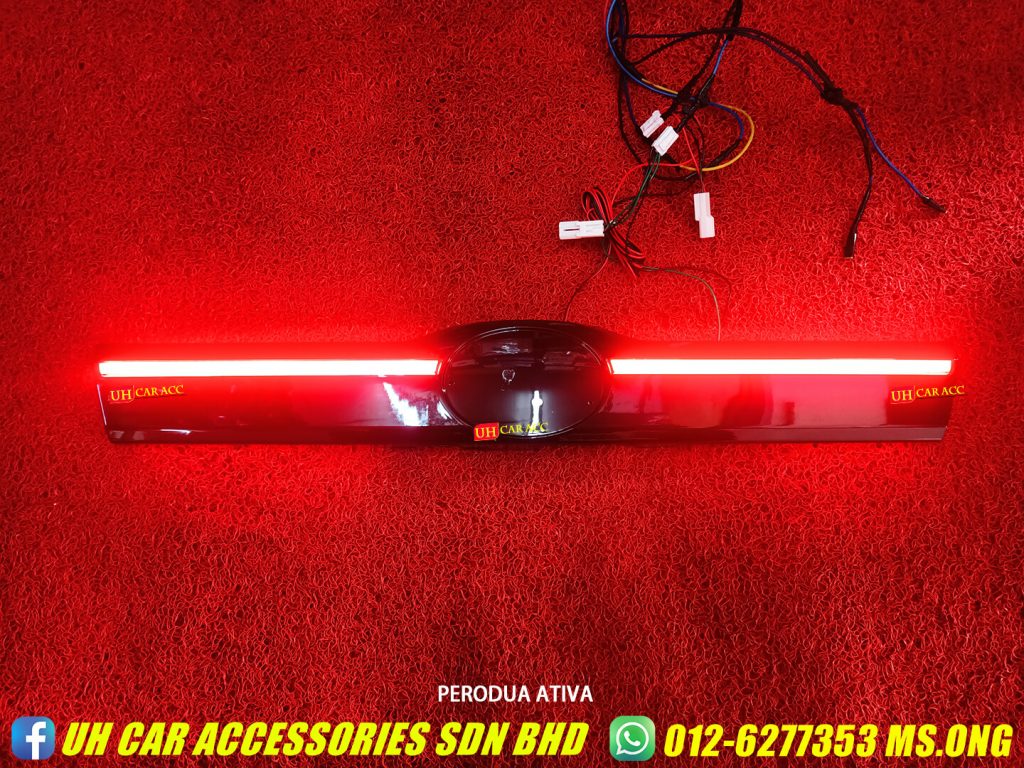 Perodua Ativa Rear Tailgate Trunk LED Light Lamp Garnish – UH Car