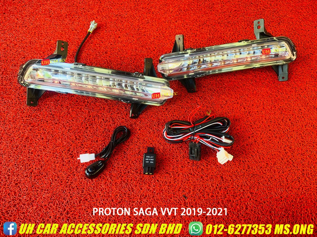 Proton Saga Vvt 2021 Drl Led Daylight Lights Lamp Fog Lamp FogLamp With ...