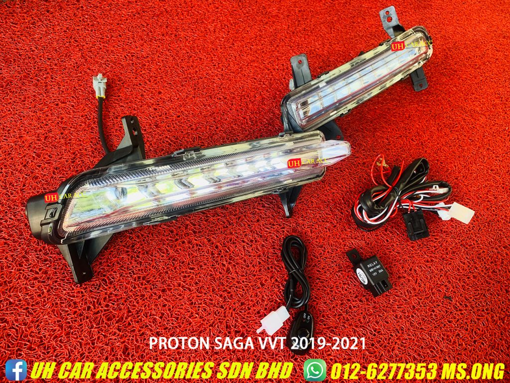 Proton Saga Vvt 2021 Drl Led Daylight Lights Lamp Fog Lamp FogLamp With ...